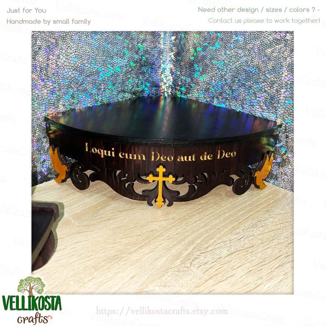 Corner Shelf Christian Catholic Orthodox Home Prayer Wooden Corner ...