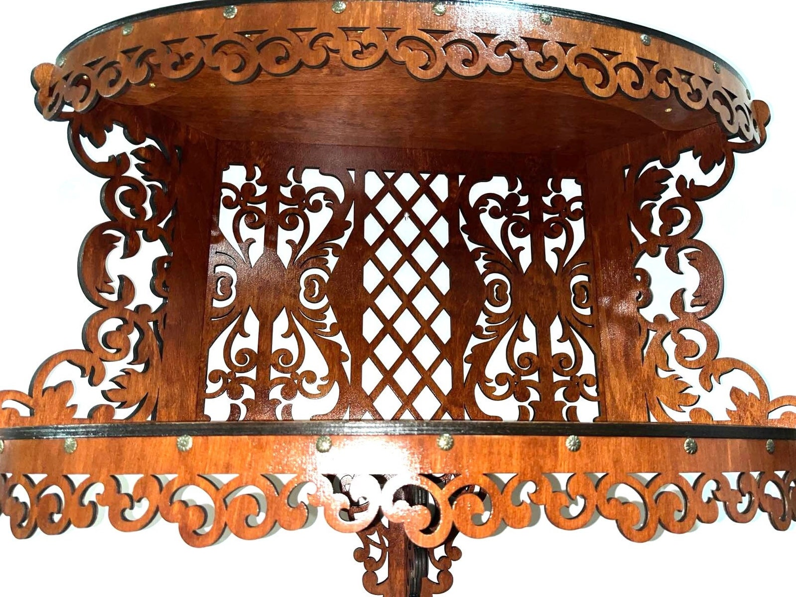 Wooden Display Wall Display Icons Shelf Christian Altar Wood Catholic ...