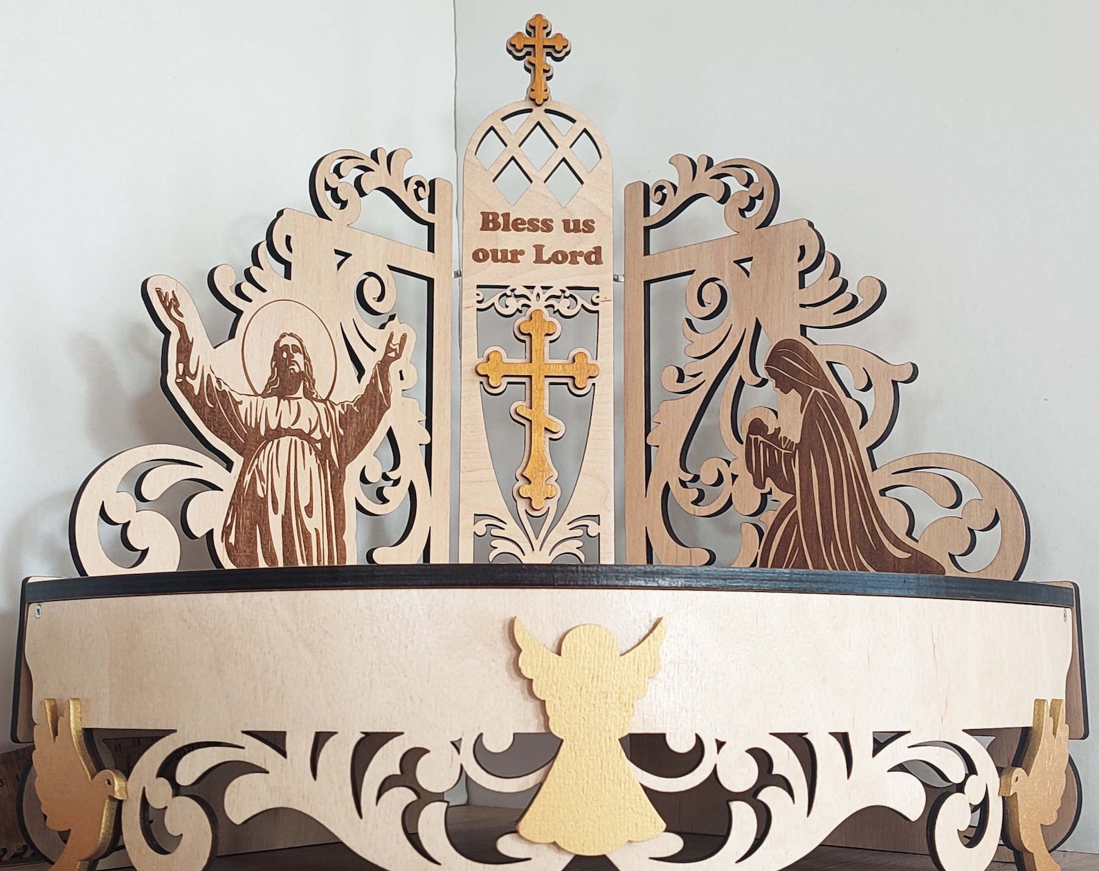 Christian Catholic Orthodox Corner Shelf Icons Display Home - Etsy