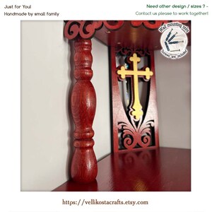 Wooden Corner Altar Corner Shelf Display Altar Christian Catholic ...