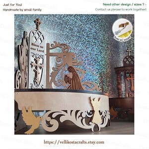 Christian Catholic Orthodox Corner Shelf Icons Display Home Prayer ...