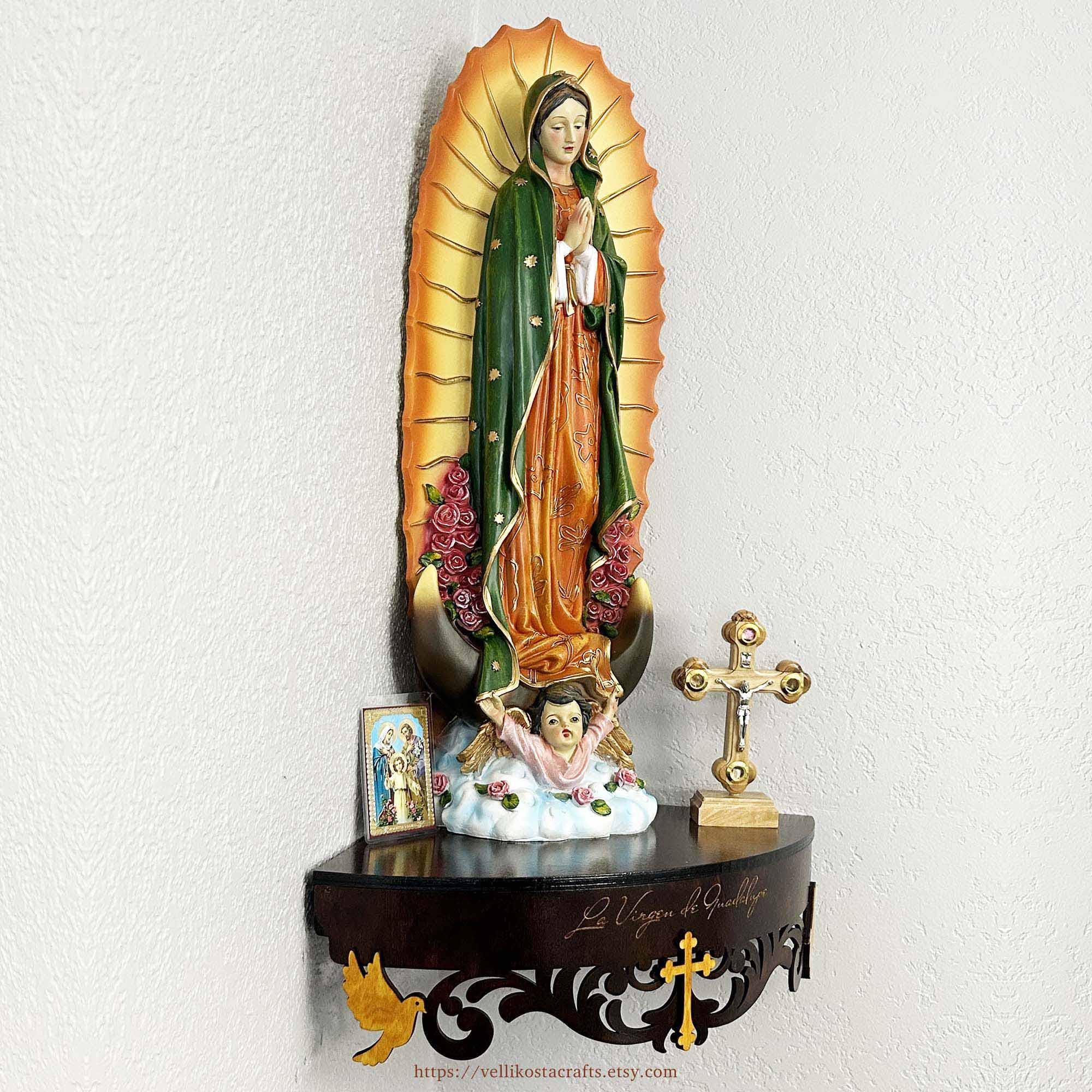 Wooden Corner Altar Shelf: Christian Orthodox Home Icon Display - Etsy