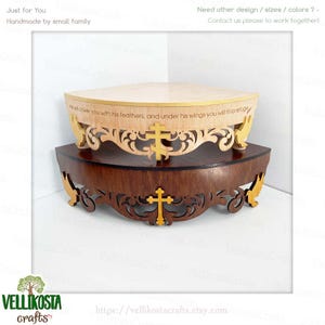 Corner Shelf Altar Christian Catholic Orthodox Home Prayer Wooden ...