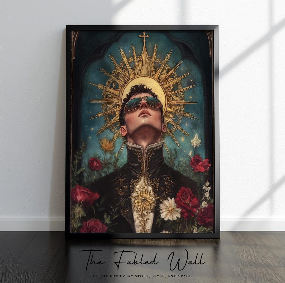 Celestial Portrait Print: Regal Gothic Decor (digital Download) - Etsy