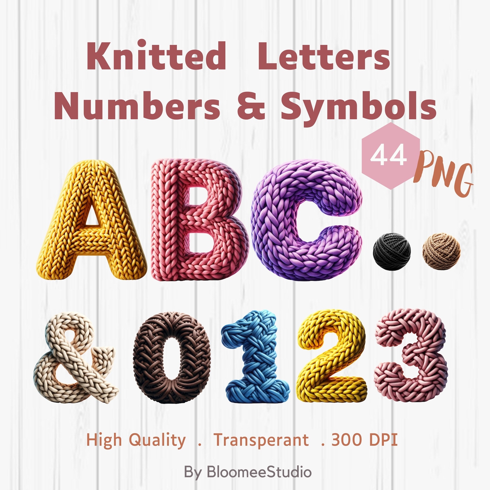 Knitted, Alphabet, Letters, Numbers, Symbols, Knit Alphabet, Clipart ...