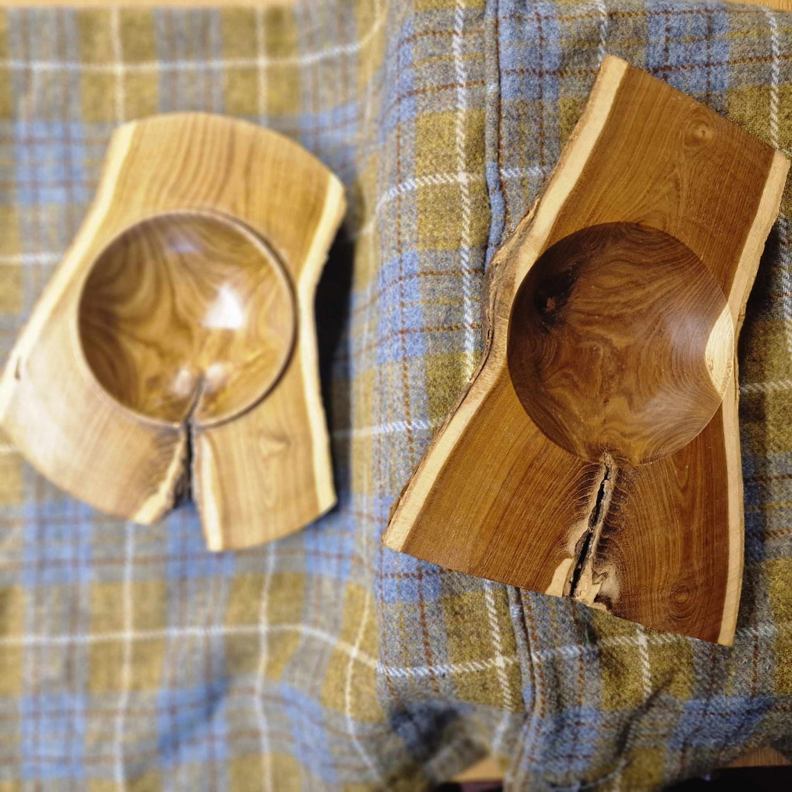 Hand Crafted Live Laburnum Log Bowl - Etsy