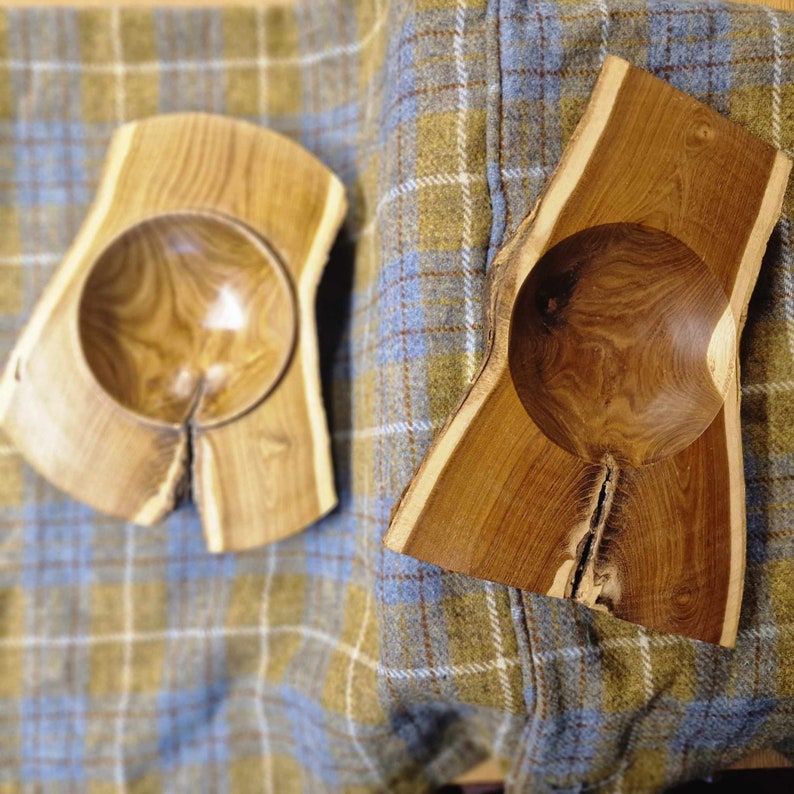 Hand Crafted Live Laburnum Log Bowl - Etsy