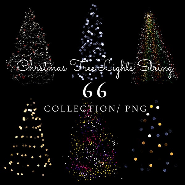 Fairy Lights Clipart - Etsy