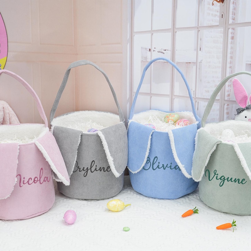 Easter Bunny Basket - Etsy