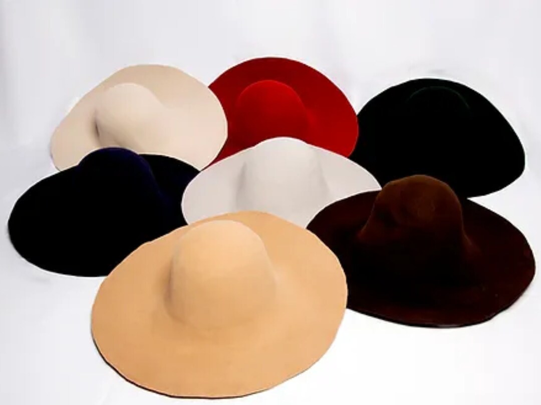 Sueded Felt Capelines - Etsy