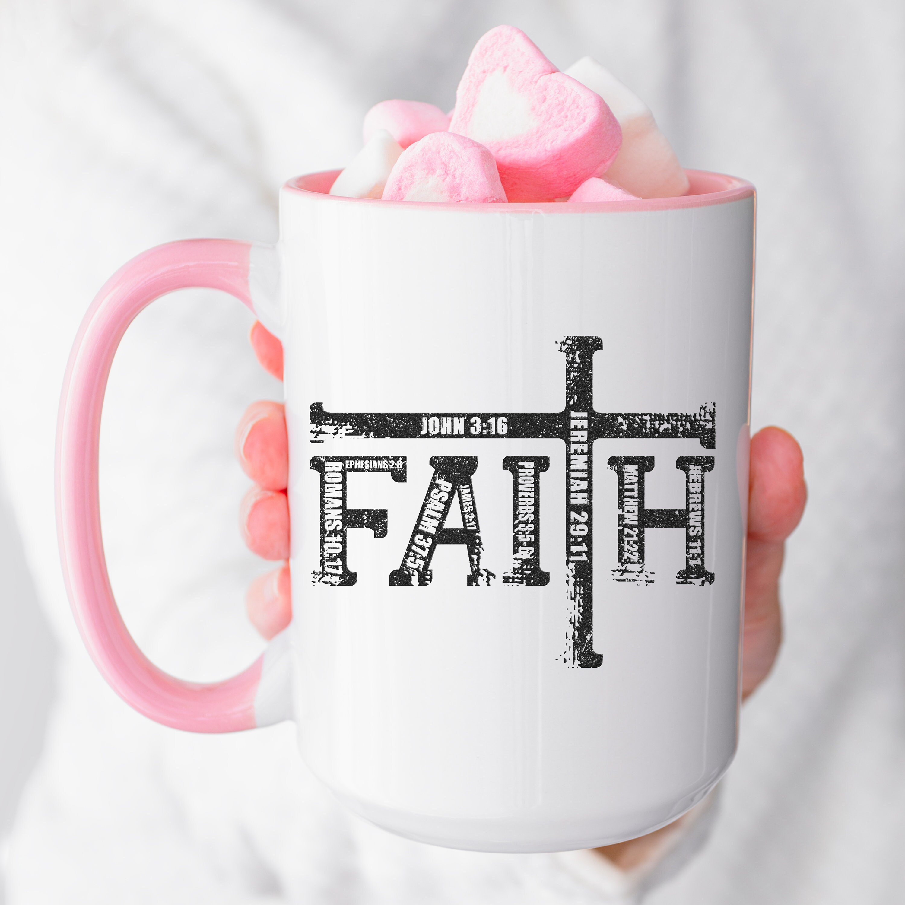 Faith Mug, Bible Verse Coffee Mug, Christian Mug, Bible Study Mug, Gift ...