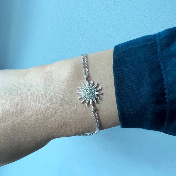 Silver Chain Charm Bracelet - Etsy