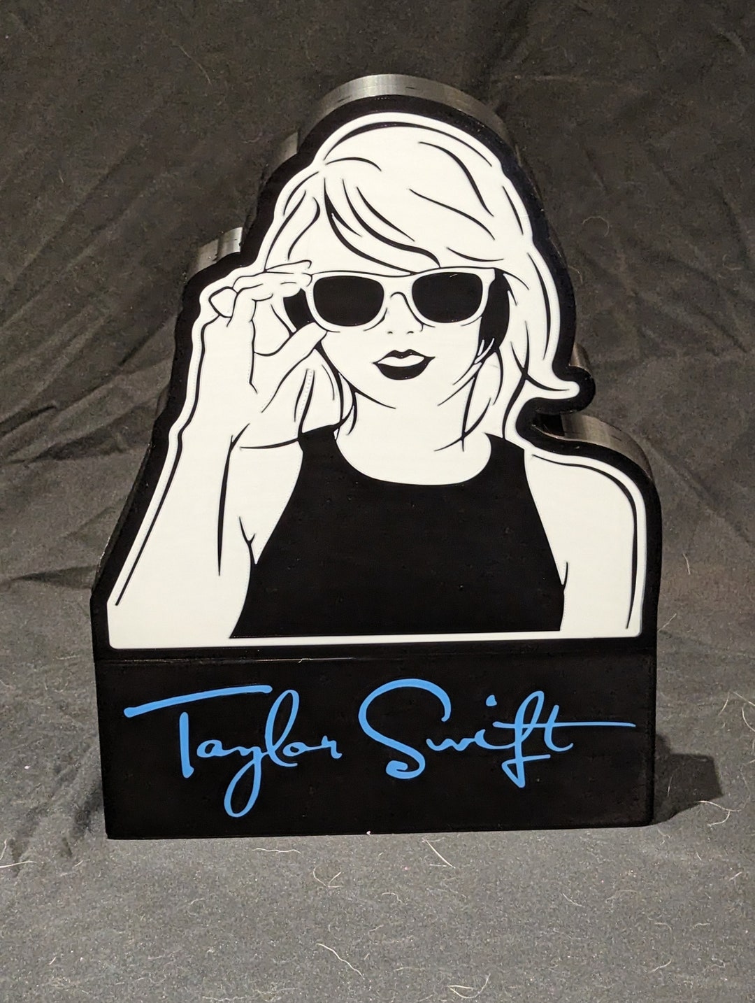 Taylor Swift Silhouette and Signature Led Light Box - Etsy