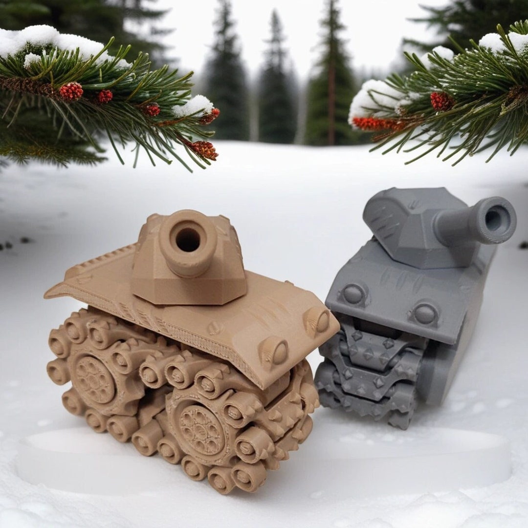 Tank Articulated War Fidget Toy Flexi Figurine 3D Printed - Etsy