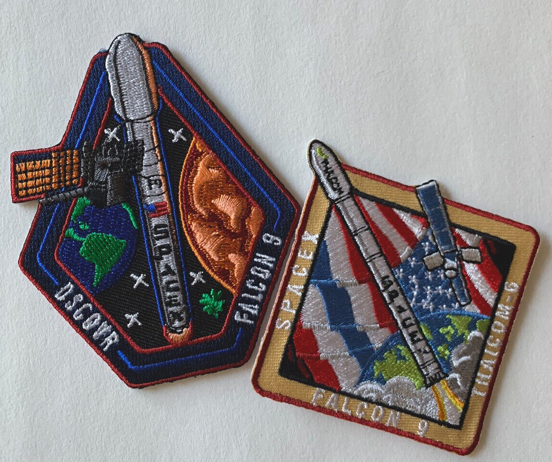 Combo Spacex Dscovr Mars F9 and Thaicom-8 Mission Patches 3 2 - Etsy