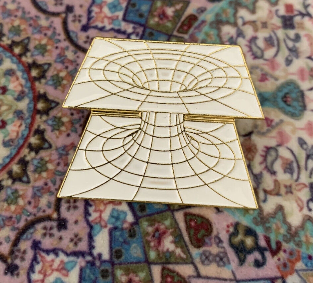 3d Warp Light of Truth Sacred Golden Geometry Enamel Pin - Etsy