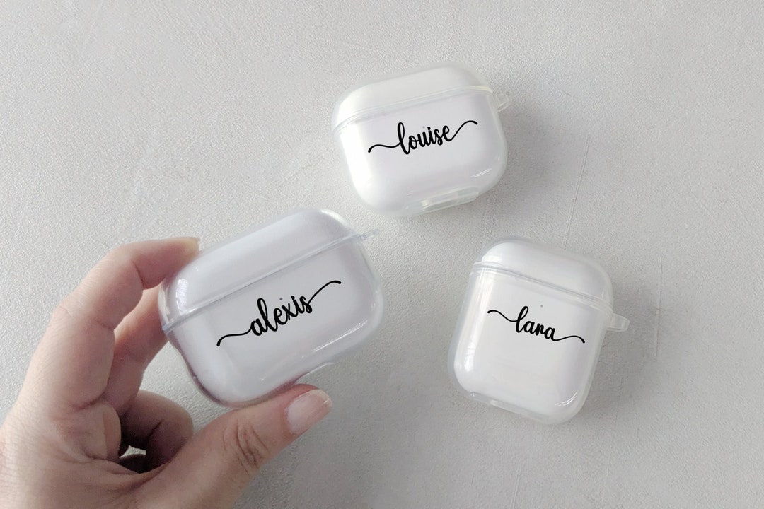 Personalized Monogram Airpods Pro 2nd Generation, Custom Name for Apple ...