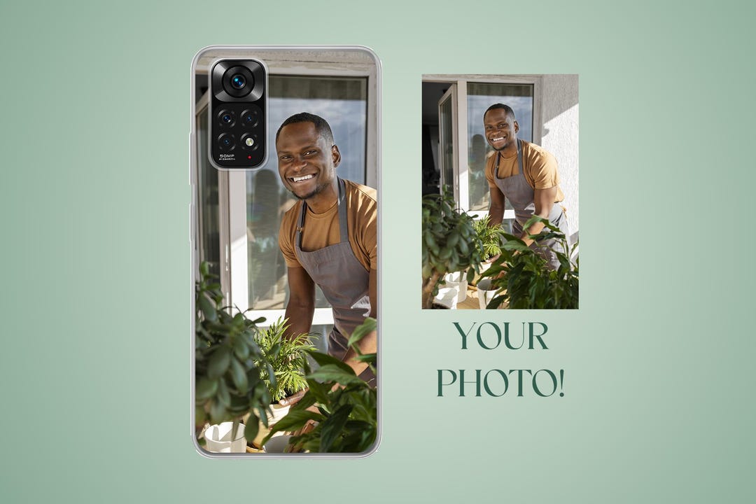 Custom Xiaomi Case: Clear Phone Cover With Personalized Photo for Redmi ...