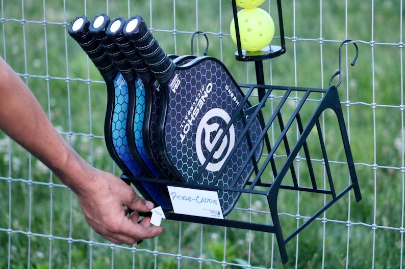 Pickleball Rack Rotator Next up Pickle-caddie Dream-co Paddle and Ball ...