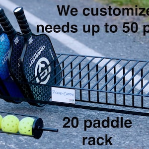 Pickleball Rack Rotator Next up Pickle-caddie Dream-co Paddle and Ball ...