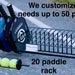 Pickleball Rack Rotator Next up Pickle-caddie Dream-co Paddle and Ball ...