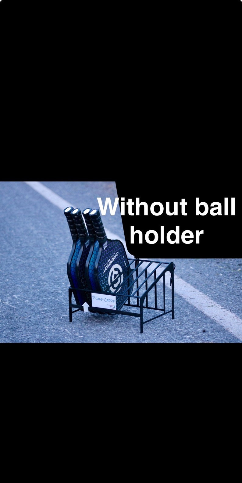 Pickleball Rack Rotator Next up Pickle-caddie Dream-co Paddle and Ball ...