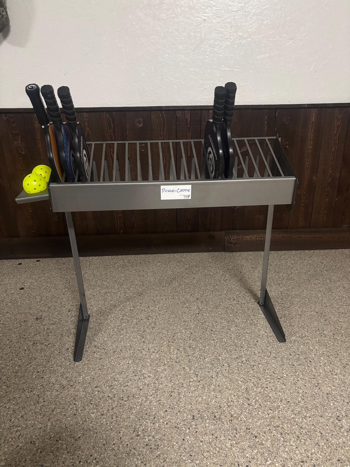 Pickleball Rack Rotator Next up Pickle-caddie Dream-co Paddle and Ball ...