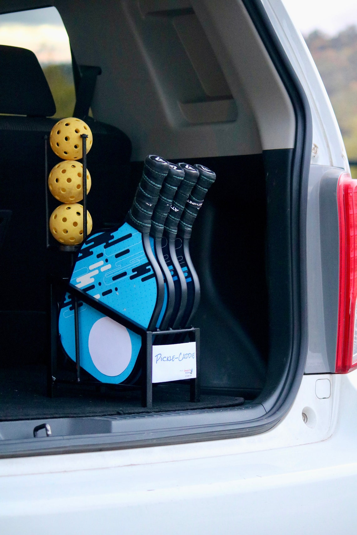 Pickleball Rack Rotator Next up Pickle-caddie Dream-co Paddle and Ball ...