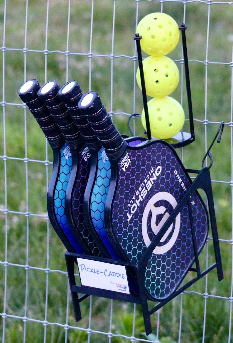 Pickleball Rack Rotator Next up Pickle-caddie Dream-co Paddle and Ball ...