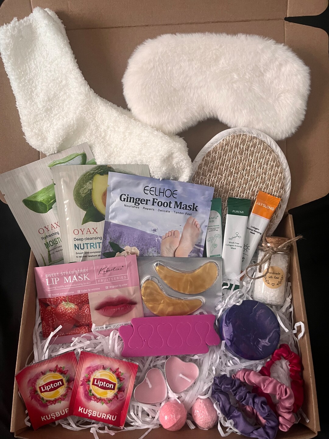 Ladies Gift Box Birthday Hamper Pamper Box Relaxation Spa Gift Box for ...
