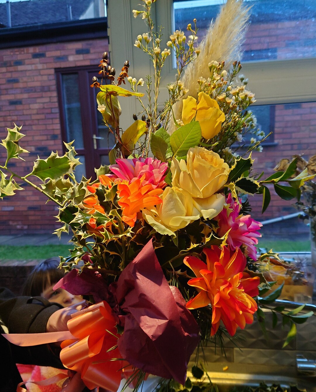 Winter Wonderland Floral Basket and Bouquet - Etsy
