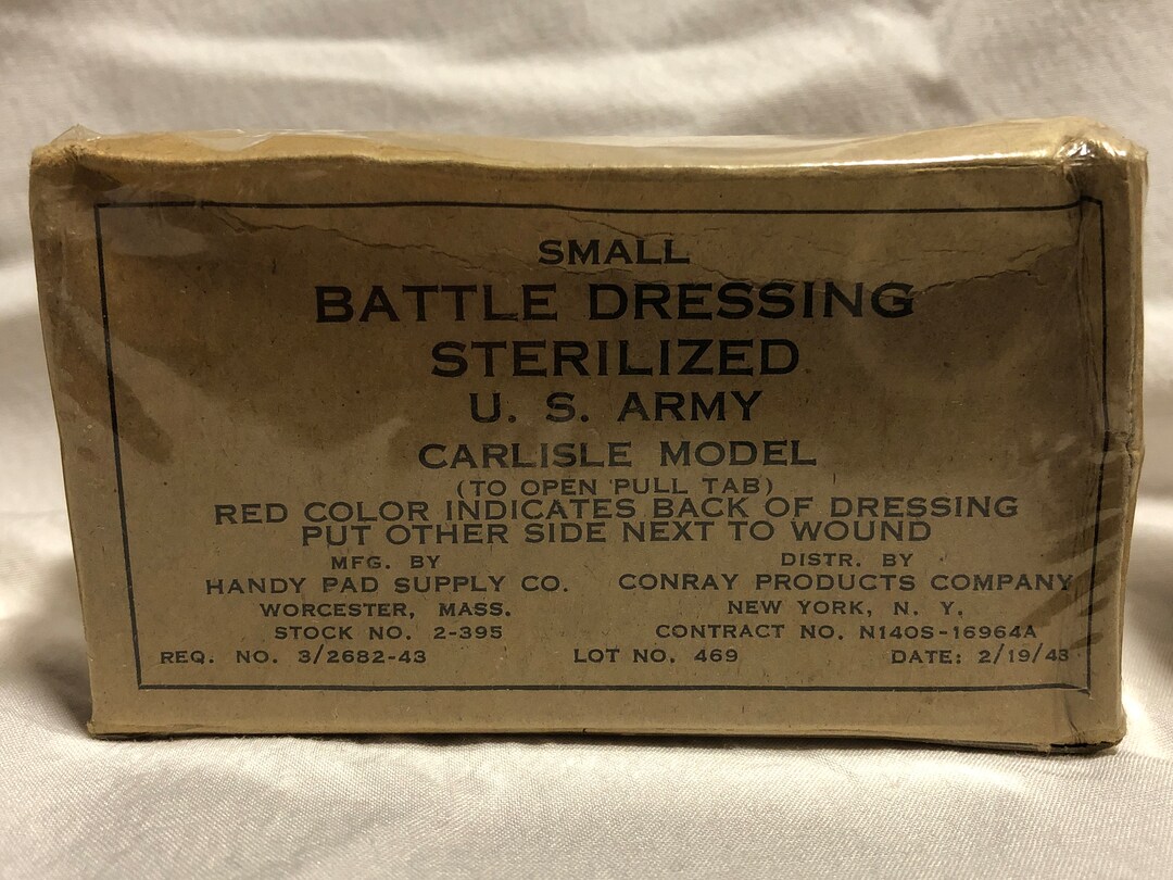 Vintage Small Battle Dressing U.S. ARMY - Etsy