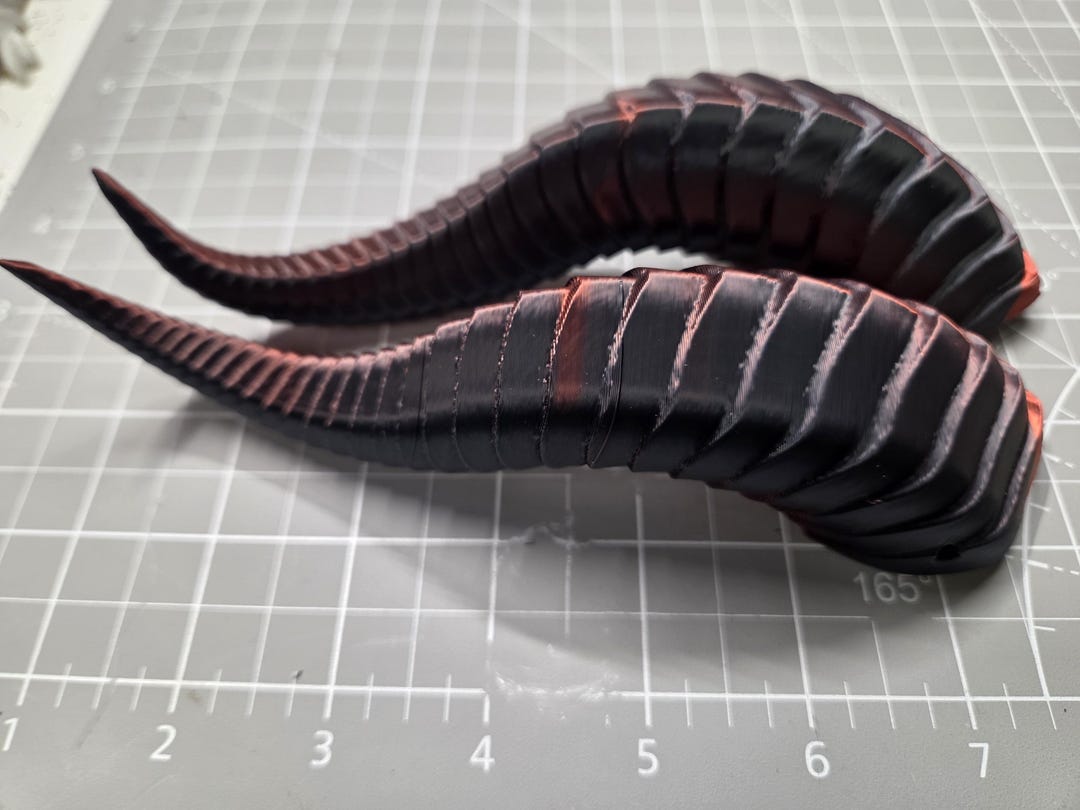 Dragon Horns -DEFECTS- 3D Printed - Lightweight Fantasy Costume Prop ...