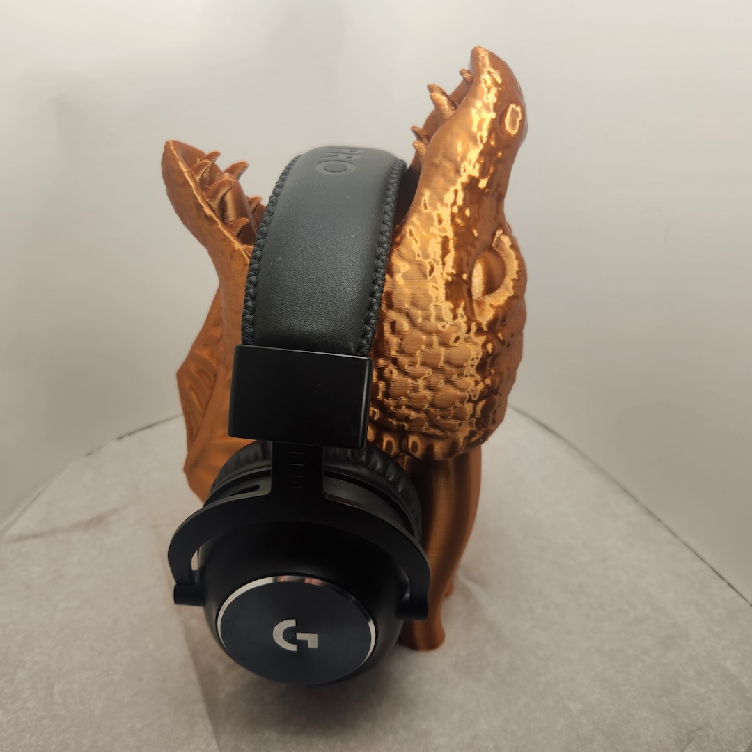 Dragon Headset Stand 3D Printed Design by Kekreations Art 3D - Etsy