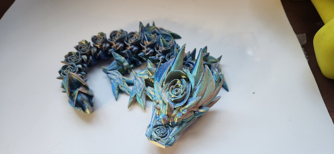 Articulated Rose Baby Dragon 3D Print Design by Cinderwing - Etsy