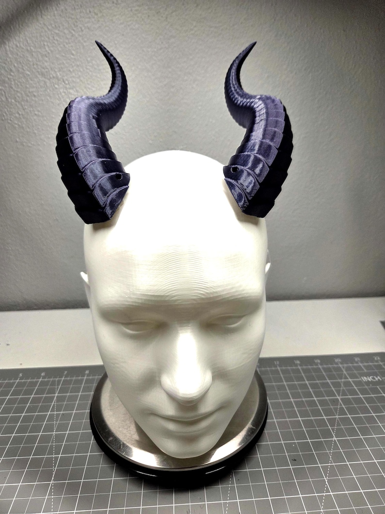 Dragon Horns - 3D Printed - With Velcro Strap Mounting – Cosplay ...