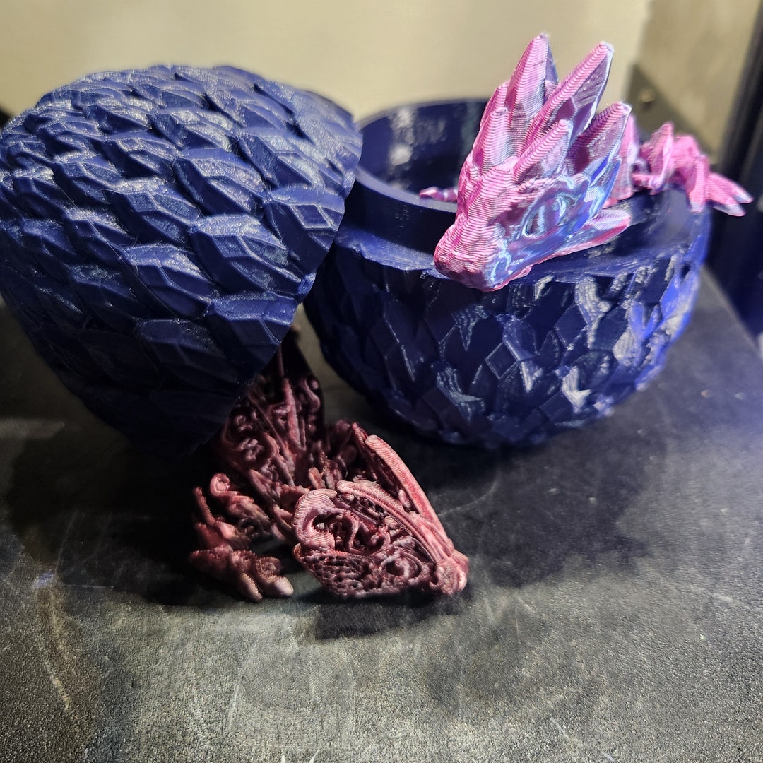 3D Printed Dragon Scale Egg Surprise - Etsy