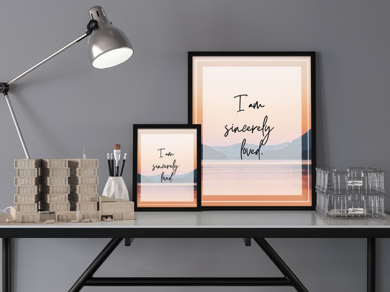 Affirmation Wall Art Bundle - Motivational Prints for Kids, Schooling ...