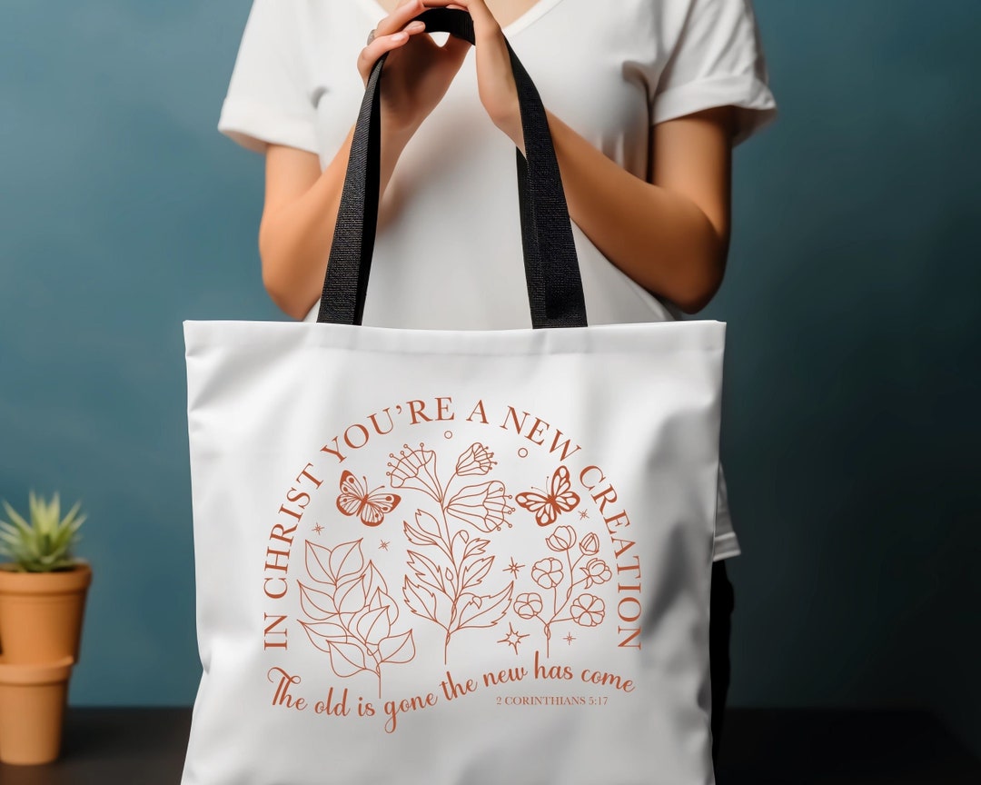 Christian Tote Bag, Bible Verse Bag, Scripture Tote Bag, Christian Gift ...