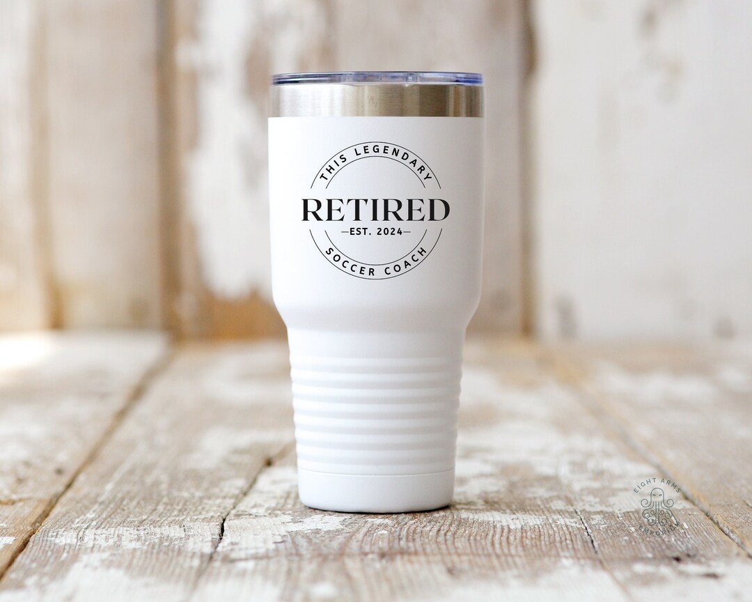 Soccer Coach Retirement Gift, Soccer Tumbler, Coach Retirement, Soccer ...