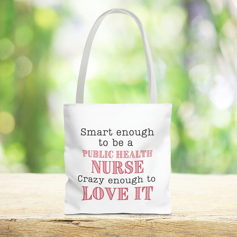Public Health Nurse Tote Bag, Tote for Nurse, Healthcare Gift, RN Gift ...