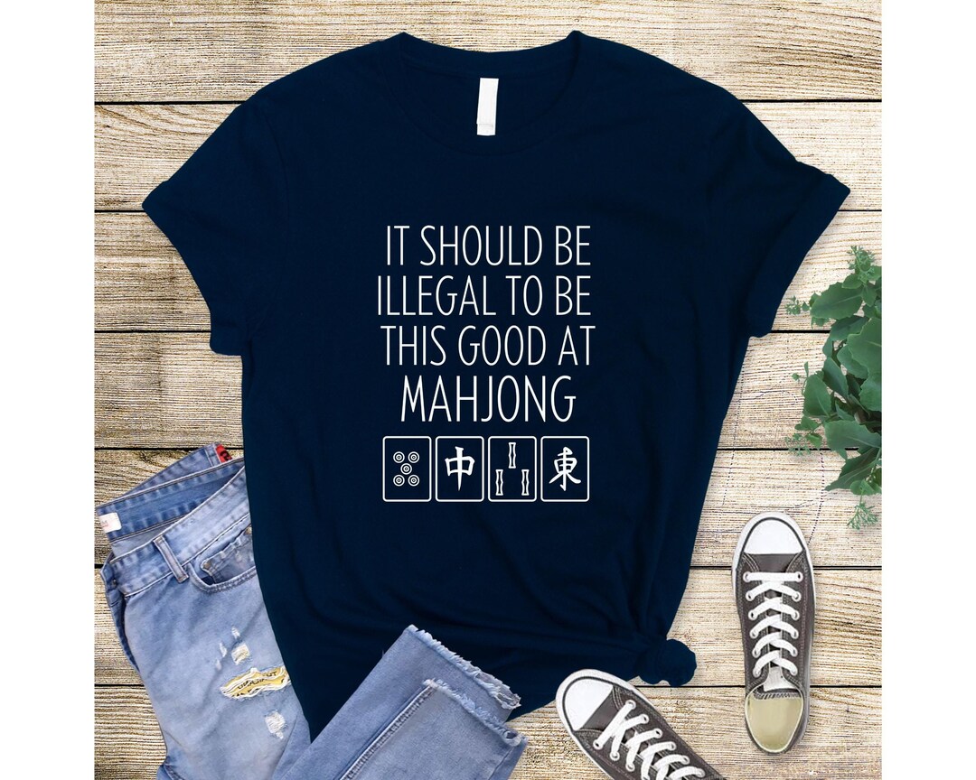 Mahjong Shirt, Mahjong Player T-shirt, Mahjong Lover Tee, Unique Gaming ...