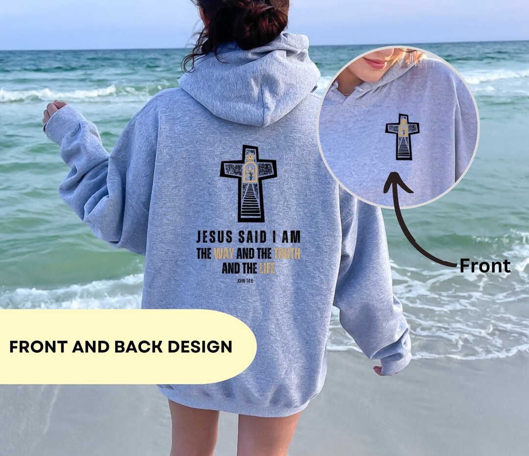 Christian Hoodie, Bible Verse Hoodie, Faith Hoodie, Religious Clothing ...