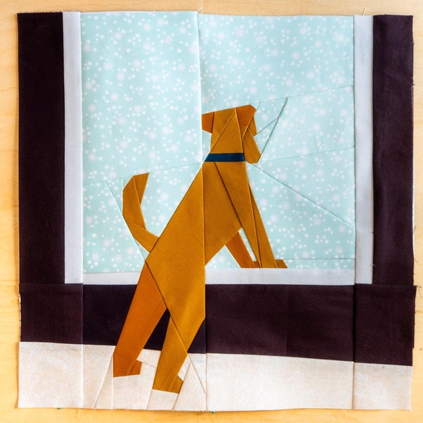Dog Quilt Block Pattern - Etsy