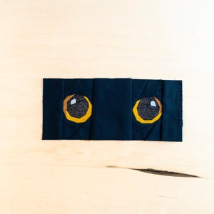 Kitty Eyes Quilt Block Pattern in 3 Sizes Foundation Paper Piece FPP ...