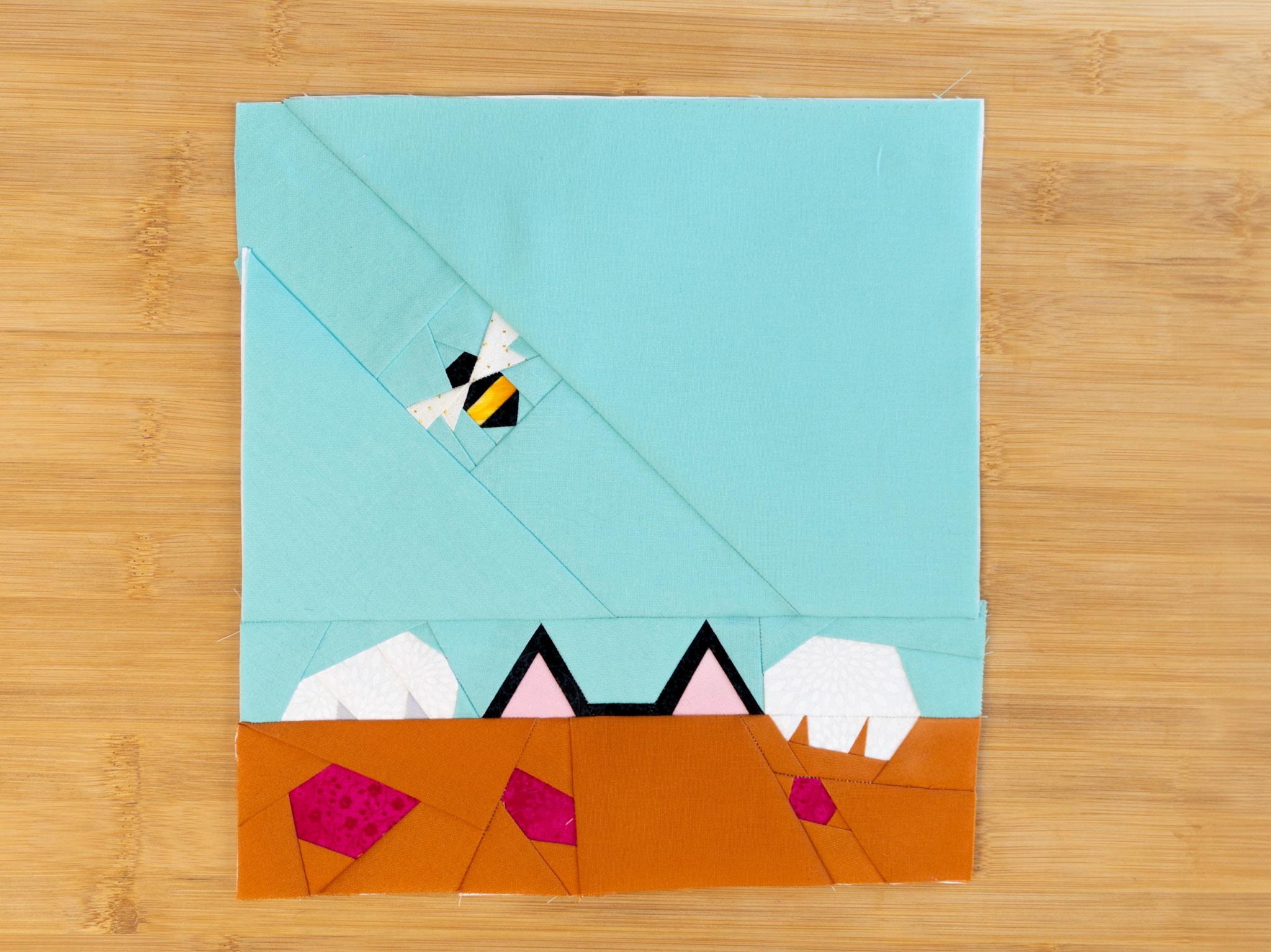 Kitty Bumble Quilt Block Pattern Set of 2 Foundation Paper Piece FPP ...