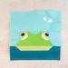 Frog Pond Quilt Block Patterns Two 8x8" Squares, Foundation Paper Piece ...