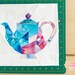 Geometric Teapot Quilt Block Pattern 10x10" Foundation Paper Piece FPP ...