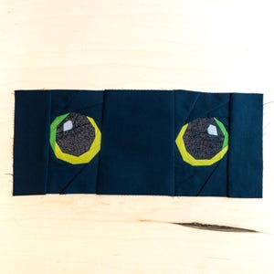 Kitty Eyes Quilt Block Pattern in 3 Sizes Foundation Paper Piece FPP ...
