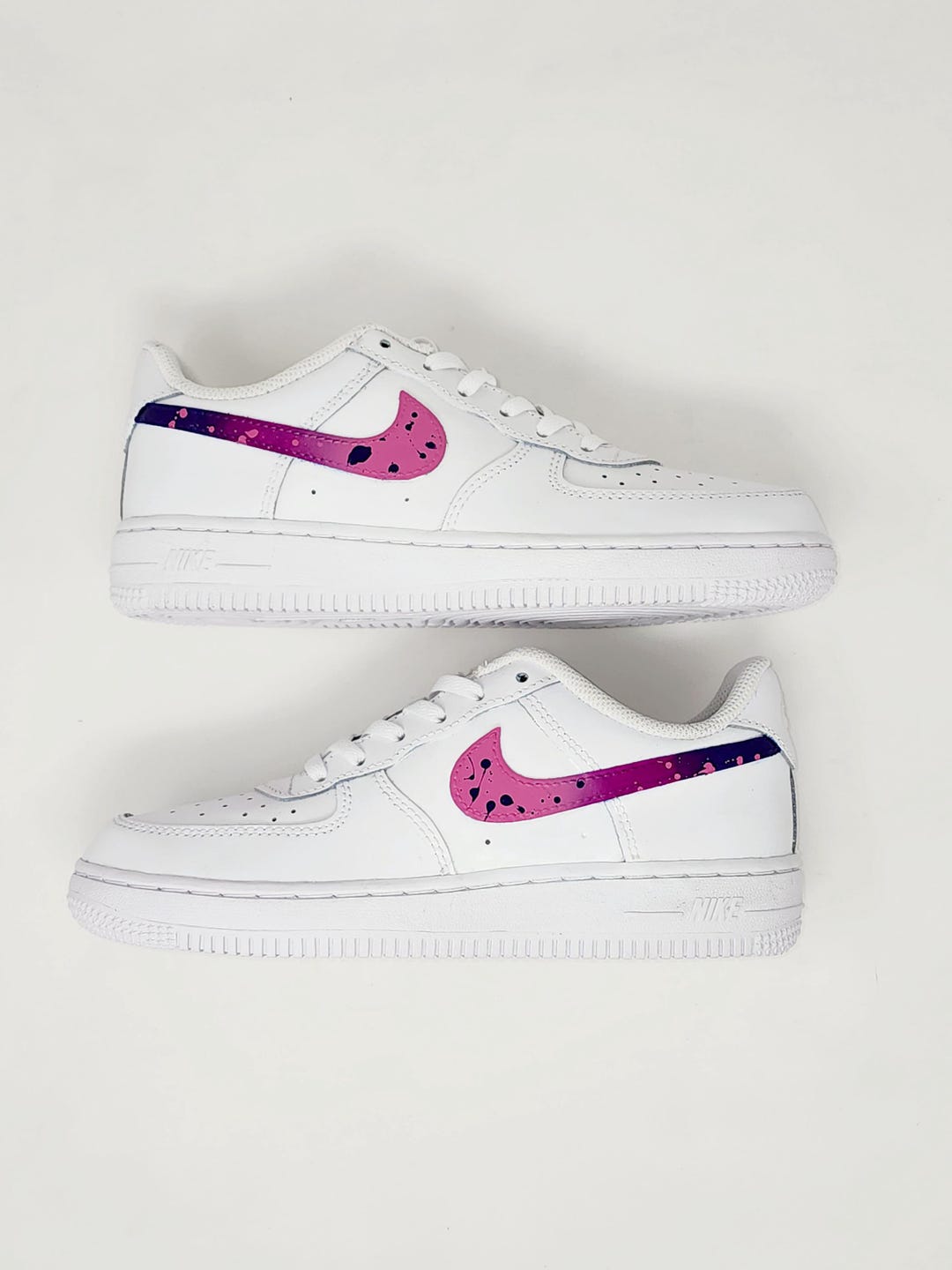 Custom Gradient Paint Splatter AF1, Made to Order, Handmade Gift ...